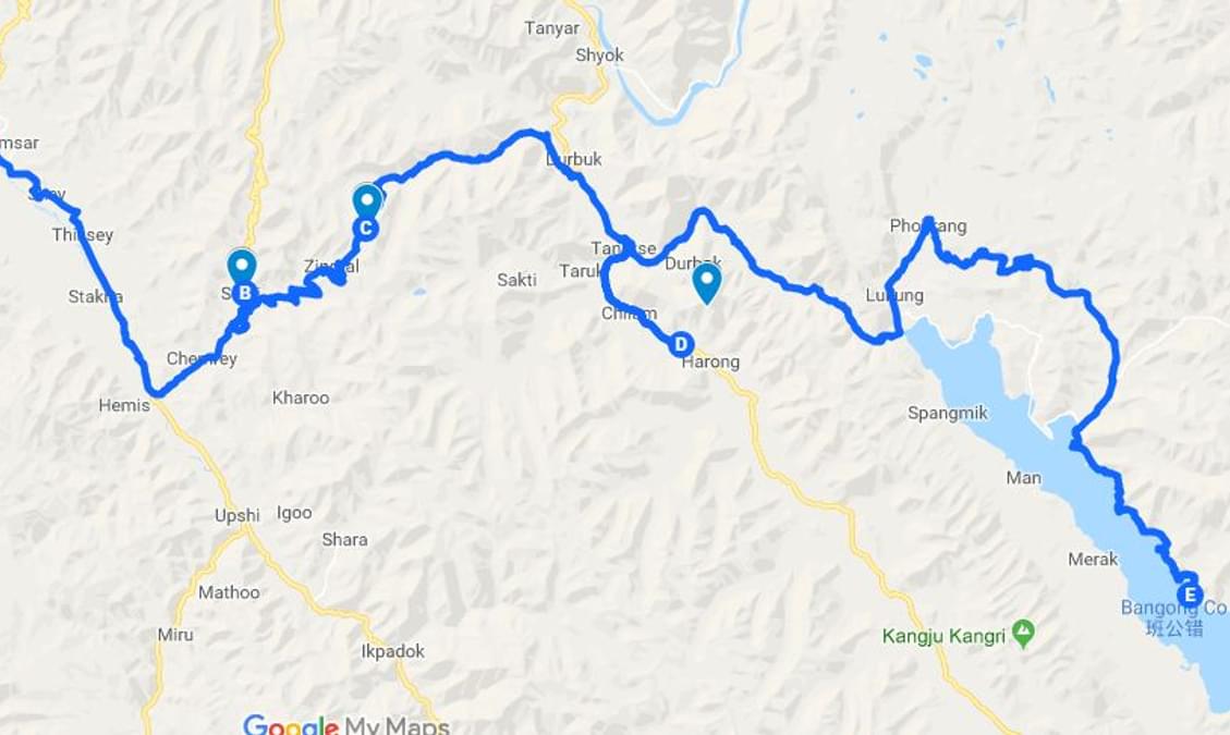 Leh Ladakh Maps : Detailed Road Maps Of Ladakh