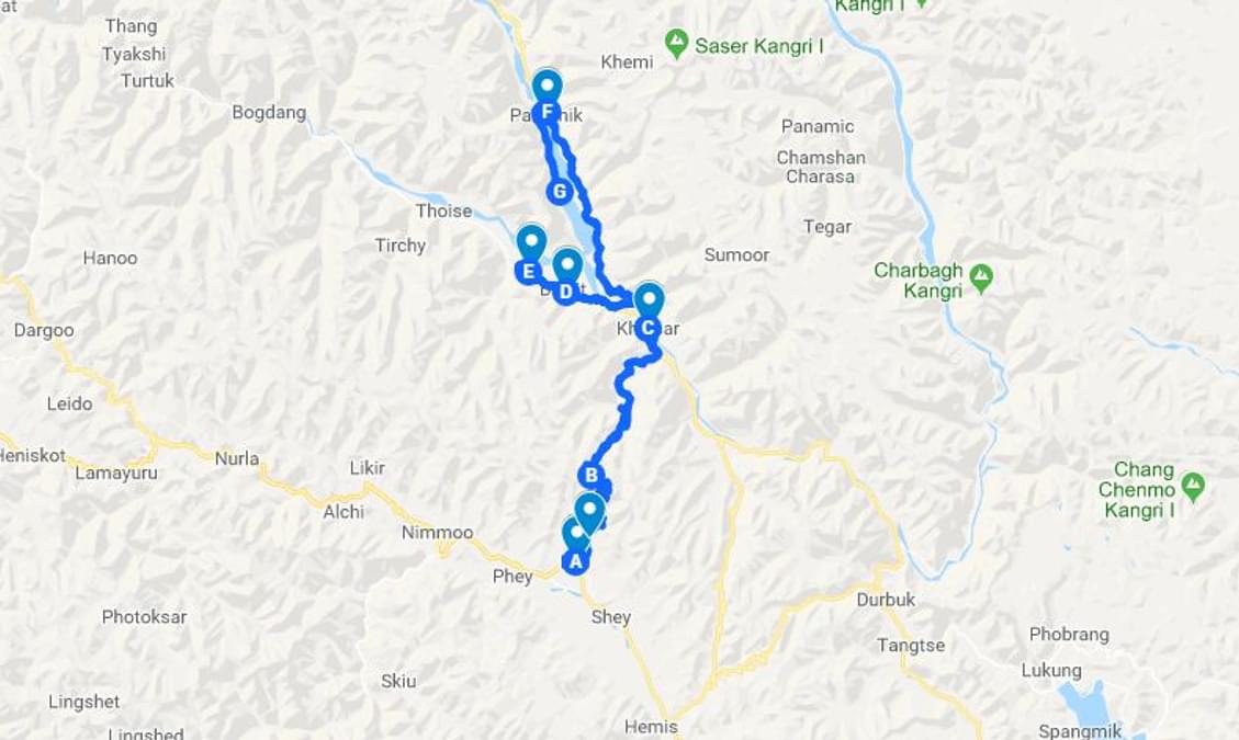 Leh Ladakh Maps : Detailed Road Maps Of Ladakh
