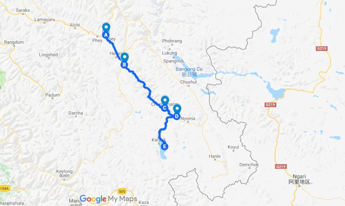 Leh Ladakh Maps : Detailed Road Maps Of Ladakh